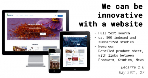 BECARRE Natural | Standardized and objectivized plant extracts